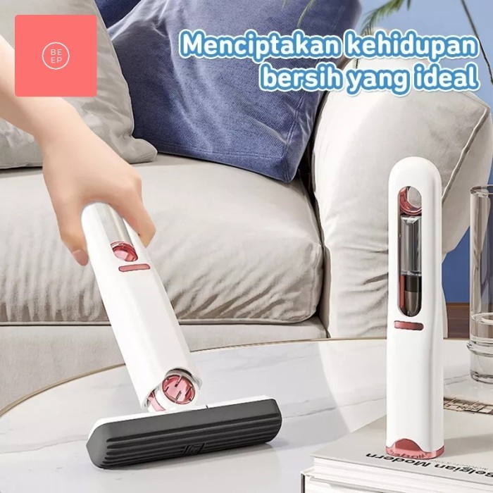 Jual mini mop alat pel portable spon sangat menyerap air mudah dicuci ...
