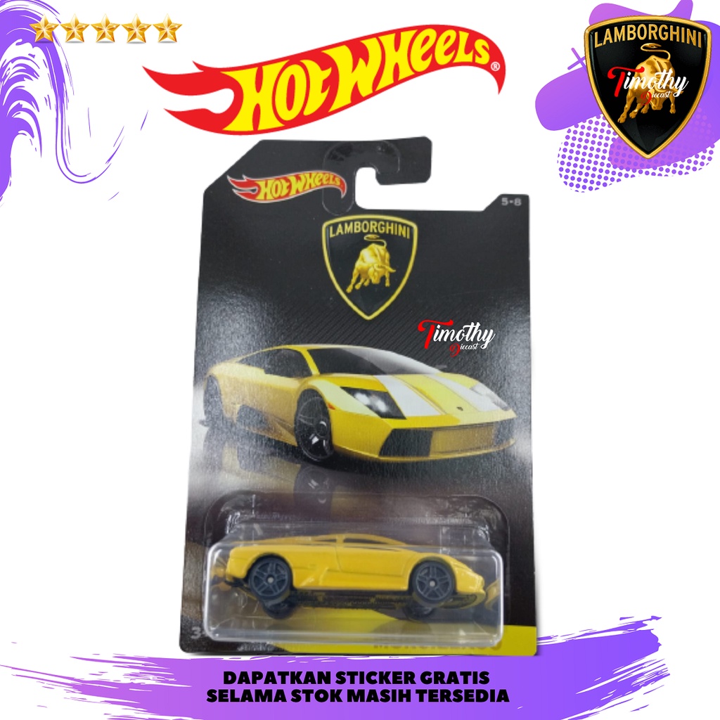 Jual Hot Wheels Lamborghini Murcielago Lamborghini Series Kuning List ...