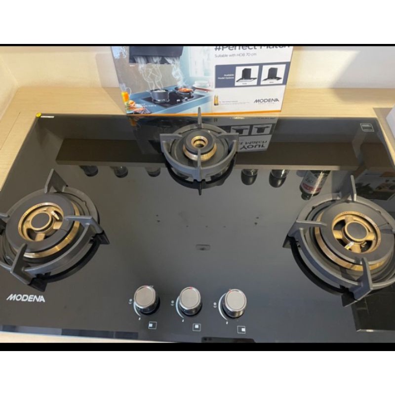 Jual Kompor tanam Modena BH 6935 LF / 3 tungku Kuningan | Shopee Indonesia