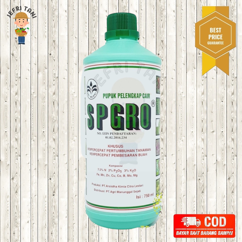 Jual Penyubur tanaman SP GROW hijau 750ml | Shopee Indonesia