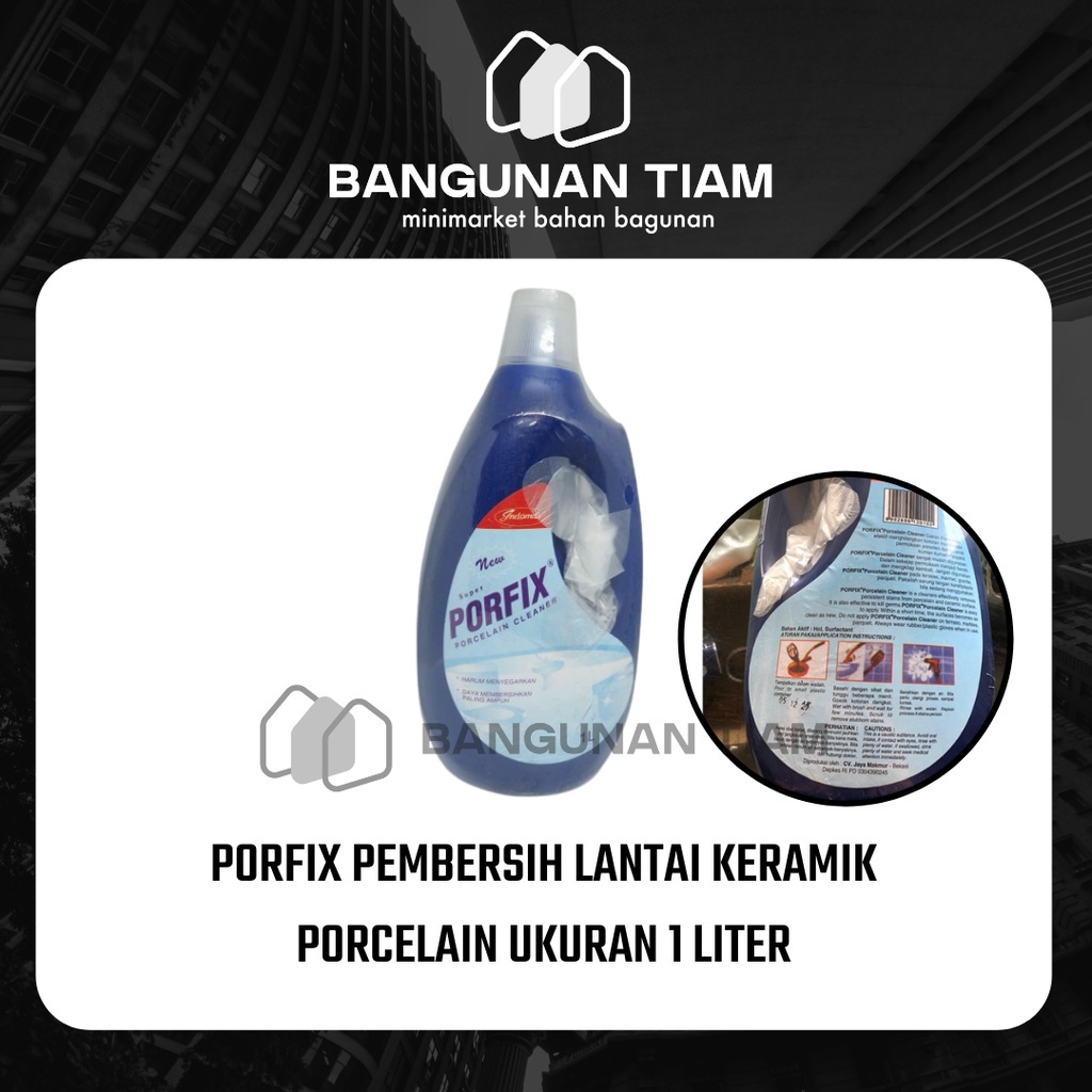 Jual PORFIX PEMBERSIH LANTAI KERAMIK PORCELAIN (BONUS FREE SARUNG ...