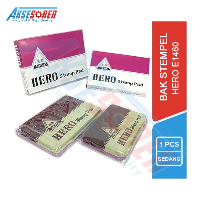 Jual Stamp Pad Bak Stempel Hero [E1460/No.1] / Bak Stempel Tinta ...