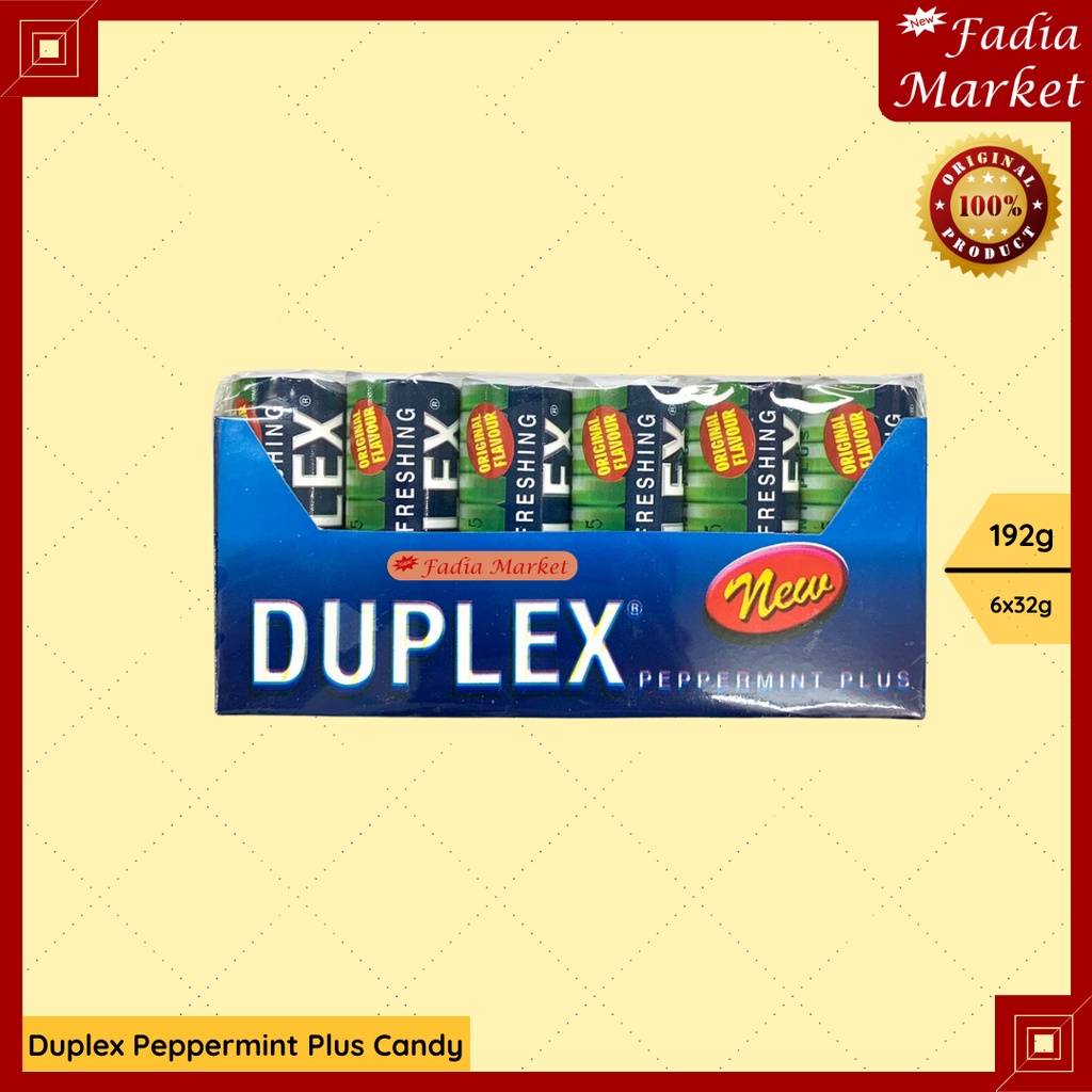Jual Duplex Peppermint Plus Candy Permen Pedas 192g 6x32g | Shopee ...