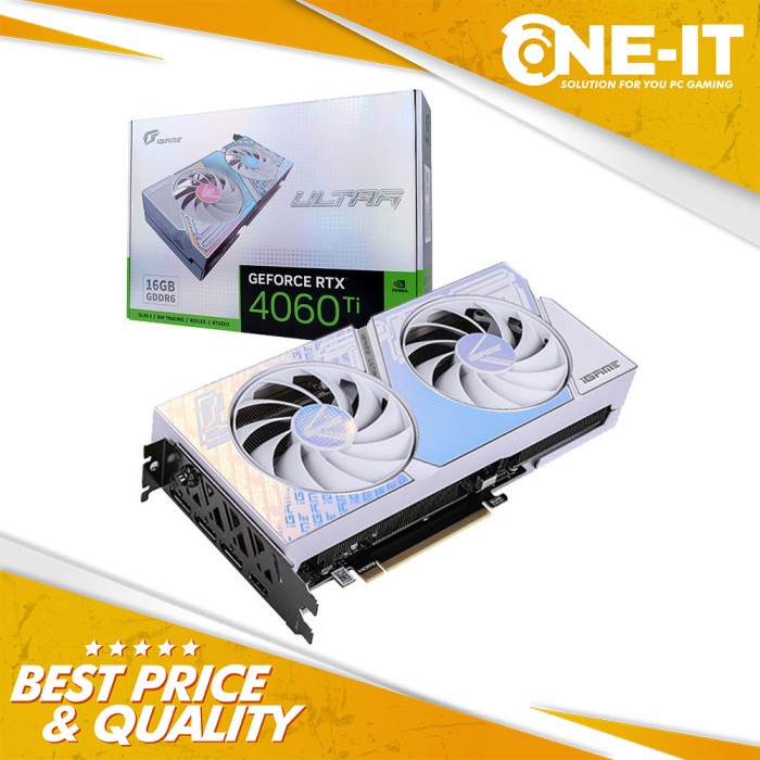 Jual VGA Colorful iGame GeForce RTX 4060 Ti Ultra W DUO OC 16GB-V 16G ...