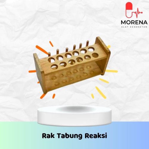 Jual RAK TABUNG KAYU/ Rak tabuung 12 lubang/ Rak Untuk Tabungb Reaksi ...