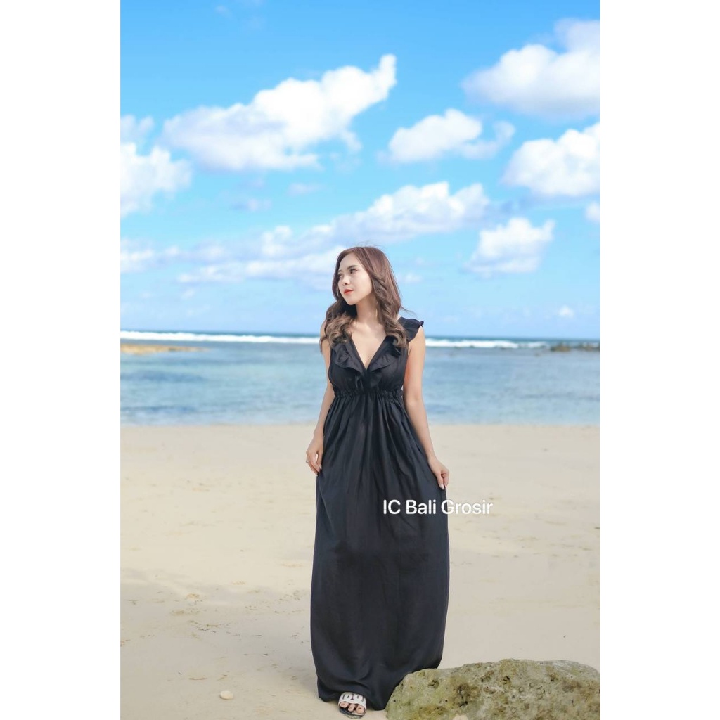 Jual DRESS BALI MODEL TERBARU LONG DRESS SEXY DMK001/ DASTER BUMIL BUSUI FRENDLY JUMBO KEKINIAN ...
