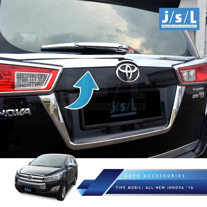 Jual Trunklid Innova 2016 Reborn Toyota JSL Garnish List Pintu Bagasi ...