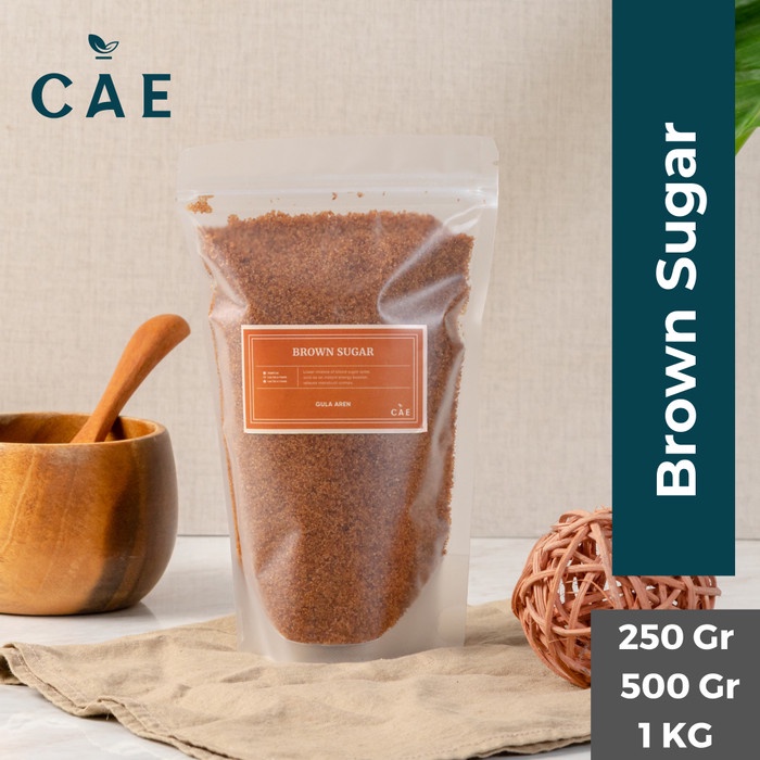 Jual Brown Sugar: Gula Merah Tebu Bubuk Organik Natural Alami Pure ...