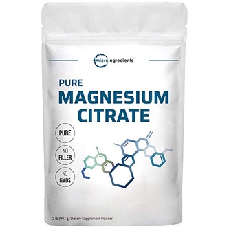 Jual US Origin Pure Magnesium Citrate Powder, 2 Pounds (32 Ounce ...
