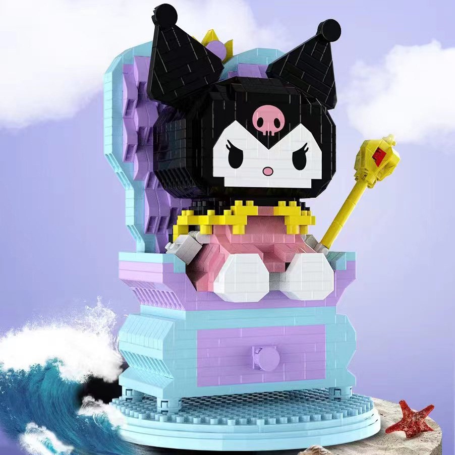 Jual Nano Block Sanrio kuromi Balok Mainan Edukasi Anak Perempua DIY ...