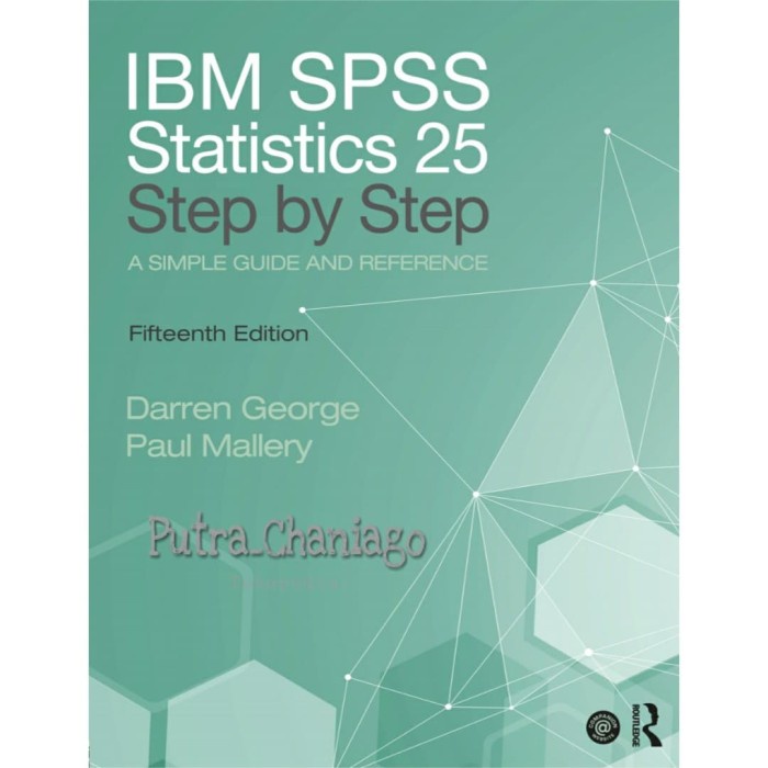 Jual Buku IBM SPSS Statistics 25 Step by Step 15th Edition by Darren ...