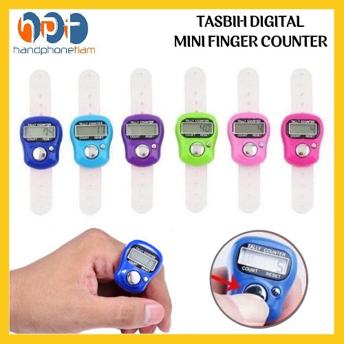 Jual HANDPHONETIAM Tasbih Digital Mini Finger Counter Alat Penghitung ...
