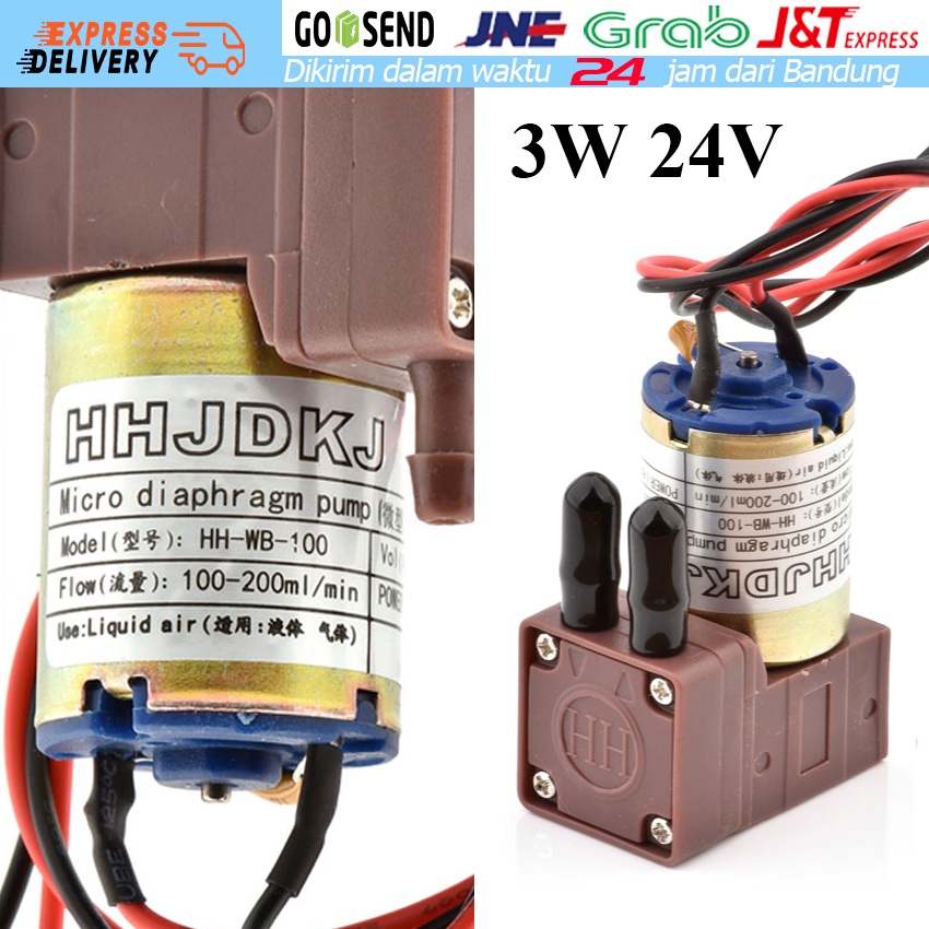 Jual Ink Pump 24V 3W / Pompa Tinta Solvent 24V 3W | Shopee Indonesia
