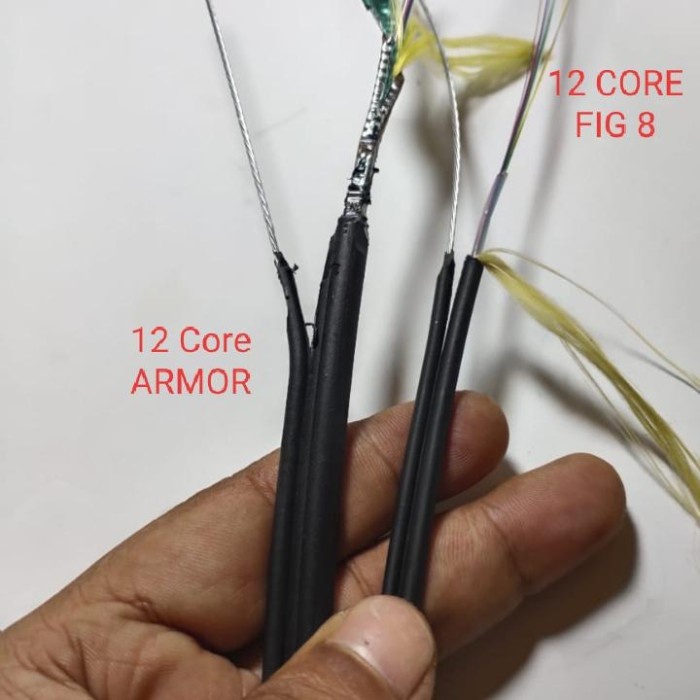 Jual kabel Fiber optic 12 core Fig8 / dropcable 12 core | Shopee Indonesia