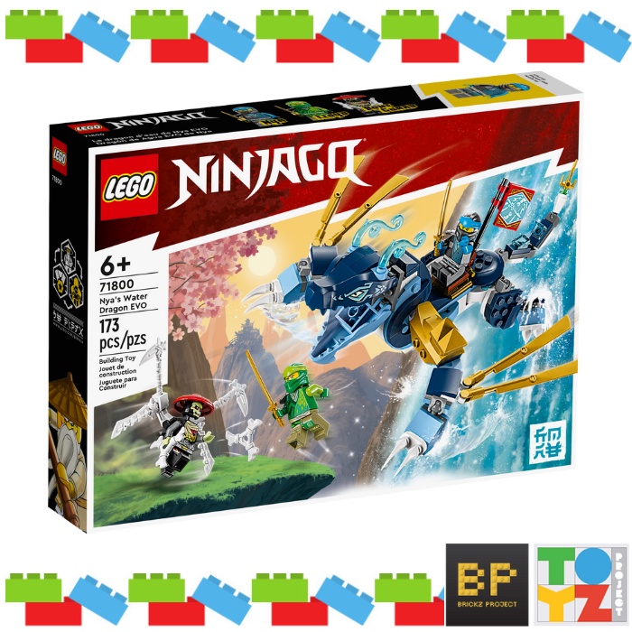 Jual Lego 71800 Ninjago Nya's Water Dragon EVO Original TP Bali ...
