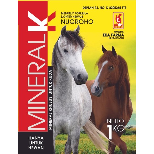 Jual JUAL MINERAL-K MINERAL K KUDA 1 KG PREMIX PAKAN MAKANAN TAMBAHAN ...