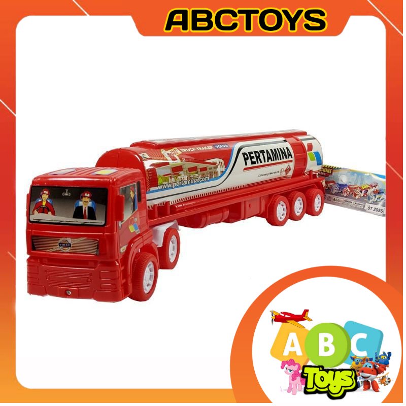 Jual Mainan Anak Truk Tangki Pertamina Panjang / Mainan Truk Pertamina ...