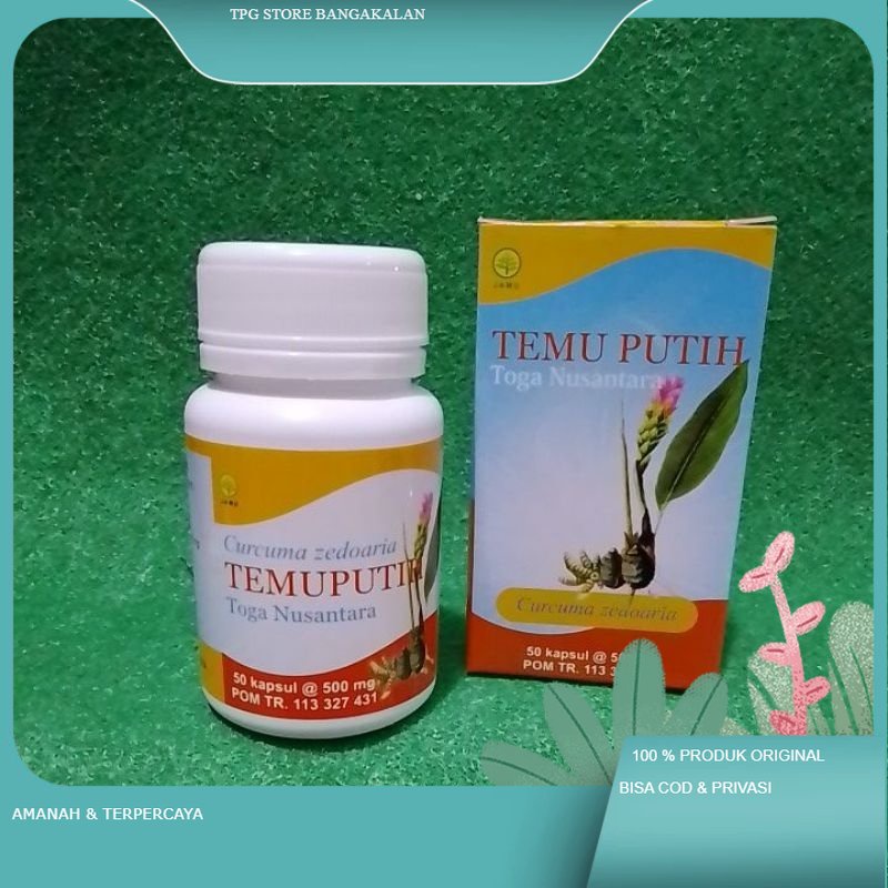 Jual TEMU PUTIH CURCUMA ZEDOARIA Kapsul Toga Nusantara | Shopee Indonesia