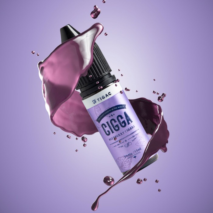 Jual Liquid Tigac Cigga Blueberry Cigars Freebase 15ML | Shopee Indonesia