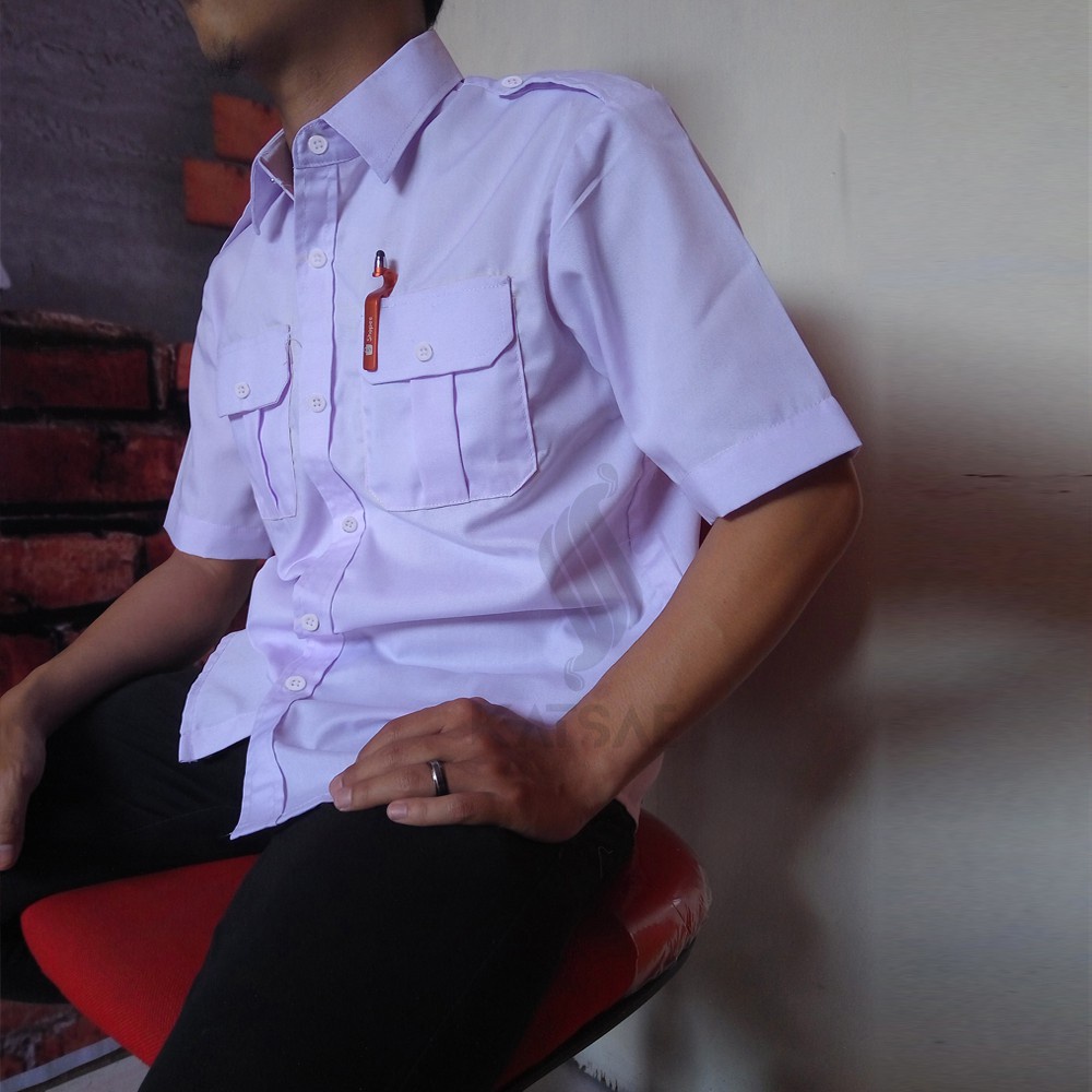 Jual hem seragam atasan pakaian baju kemeja PDL PDH pria dinas lengan ...