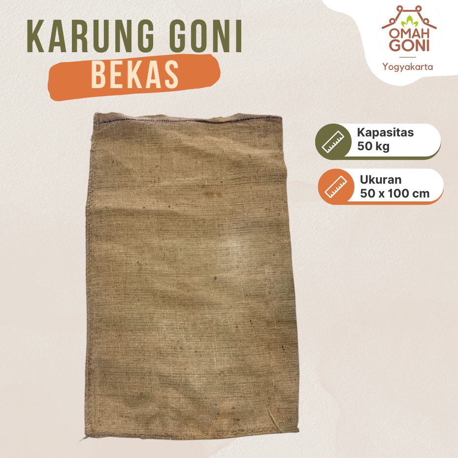 Jual Karung Goni Bekas Kapasitas 50 kg - Karung Goni Besar - Karung ...