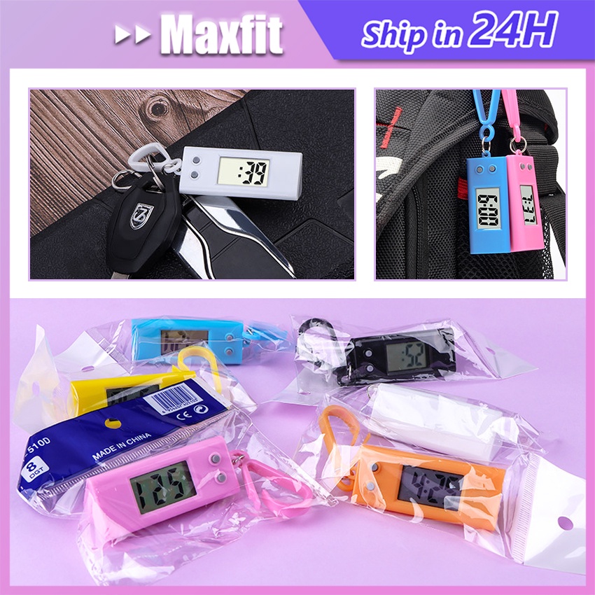 Jual Multifungsi Lcd Jam Digital Mini Gantungan Kunci Portabel Jam ...