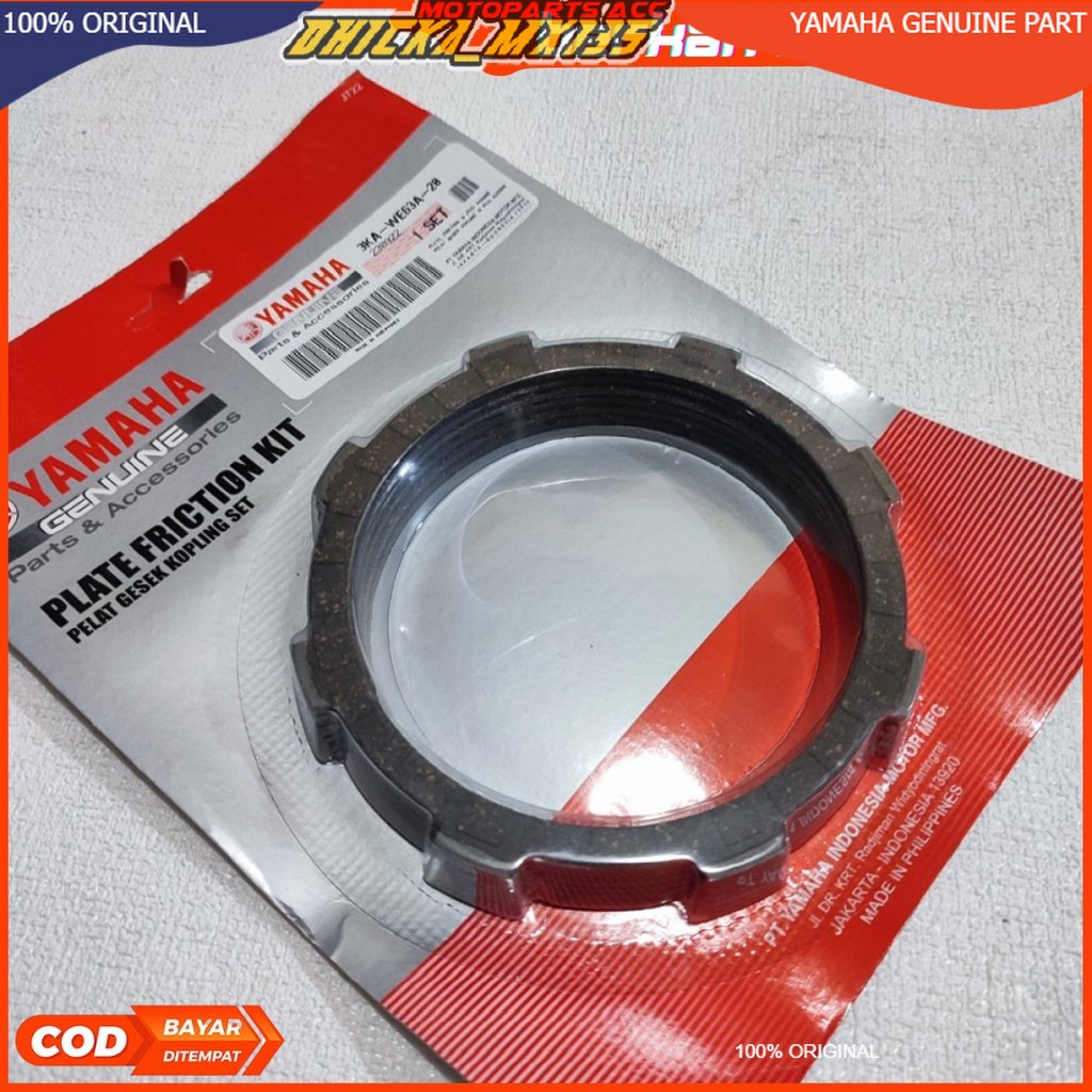 Jual ORIGINAL KAMPAS KOPLING RX KING RXK SATU SET 3KA-WE63A-20 ORI YGP DHICKA PART | Shopee ...