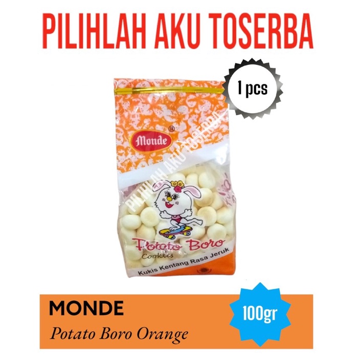 Jual Biskuit Monde POTATO BORO RASA ORANGE 100 gr - ( HARGA 1 PCS ...