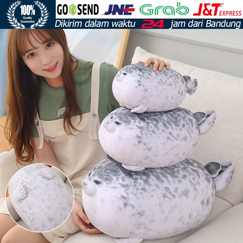 Jual 20/40/60CM Boneka Large Chubby Blob Seal Plush Toy Animal Cute ...