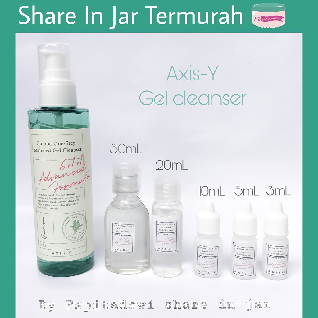 Jual SHARE - AXIS-Y Quinoa One-Step Balanced Gel CLEANSER Share In Jar ...