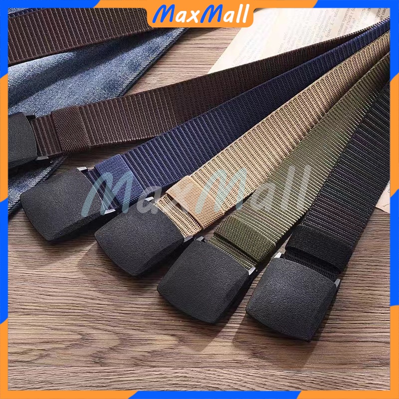 Jual Ikat Pinggang Pria Canvas Kain Nylon Tactical Military Belt Sabuk Pria Men Belt Nylon ...