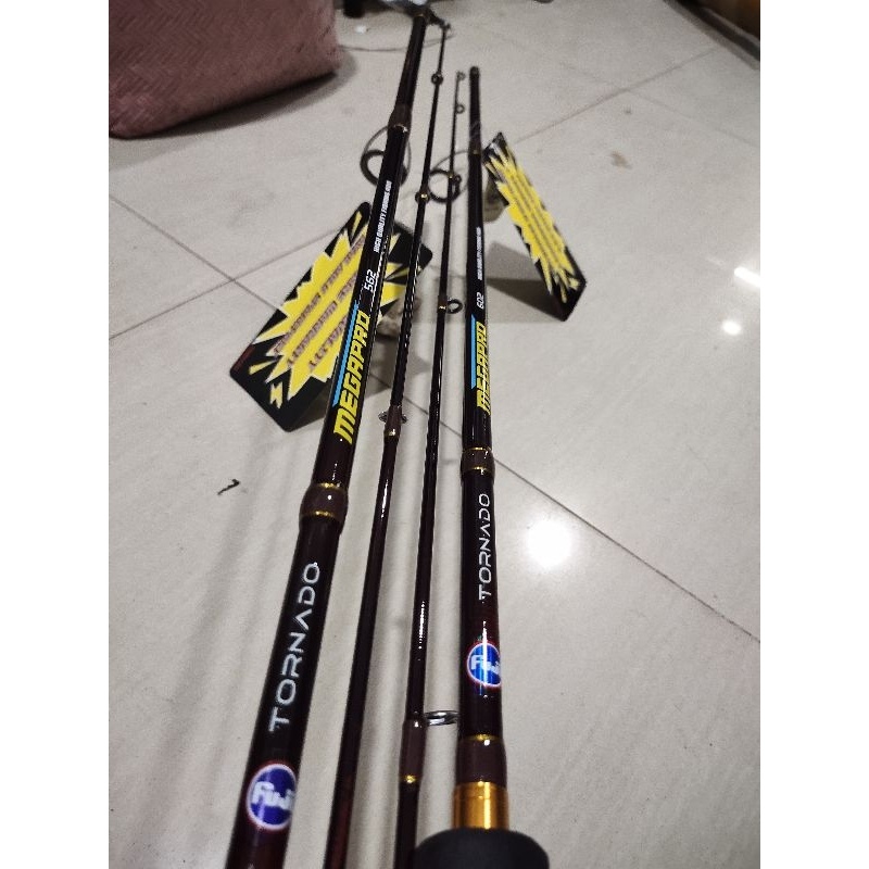 Jual Joran Pancing Tornado Mega pro 165 180 hollow carbon fuji | Shopee ...