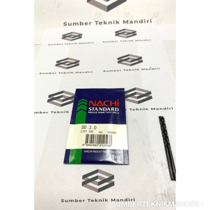Jual NACHI 3 MM MATA BOR BESI HSS READY STOCK | Shopee Indonesia