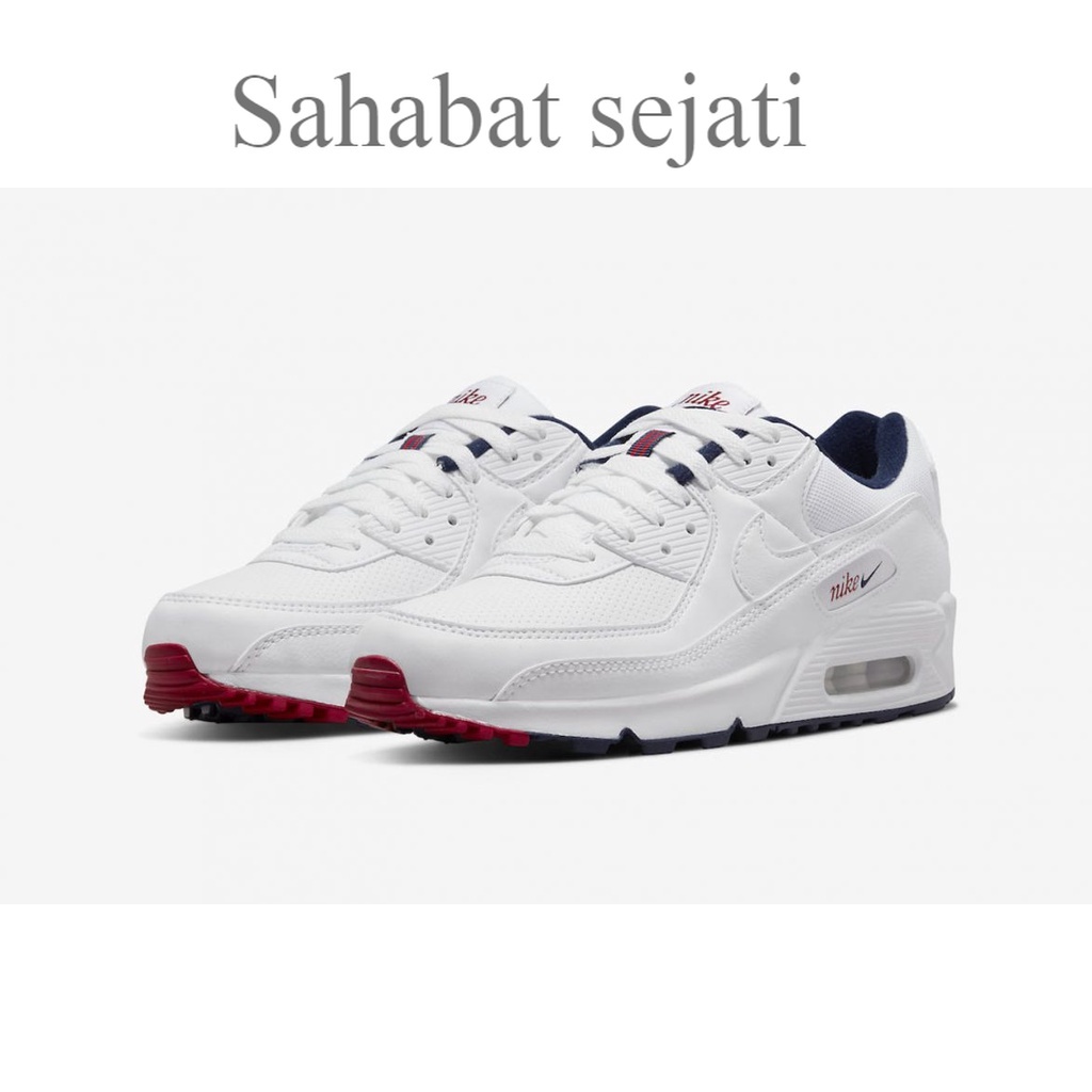 Jual Sepatu Air Max 90 Paris White High Premium Original | Shopee Indonesia