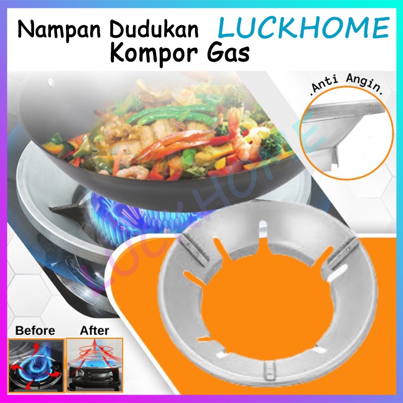 Jual TATAKAN KOMPOR GAS ANTI ANGIN BULAT NAMPAN DUDUKAN KAKI KOMPOR GAS ...