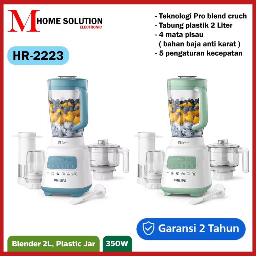 Jual BLENDER PHILIPS HR-2223 - 4 IN 1 KAPASITAS 2L - GARANSI RESMI ...
