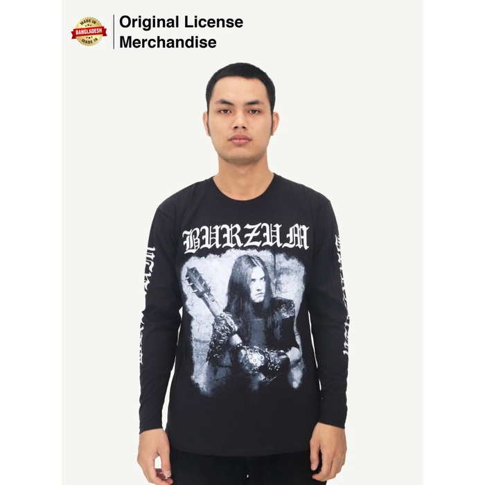 Jual Kaos Baju Panjang Long Sleeve Pria Band Musik BURZUM Anthology ...
