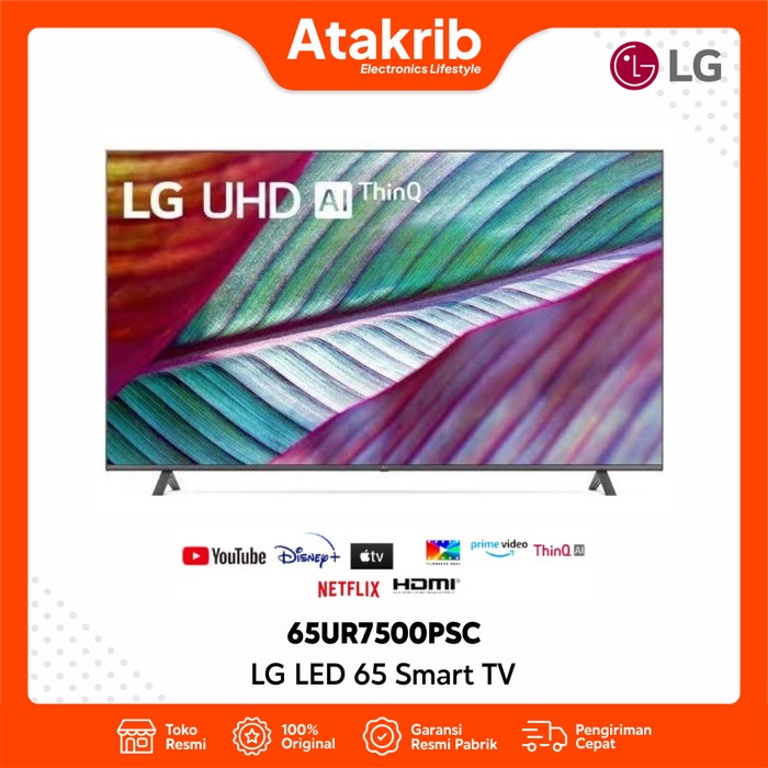 Jual LG LED 65 65UR7500PSC / 65UR7500 UHD 4K HDR THINQ | Shopee Indonesia