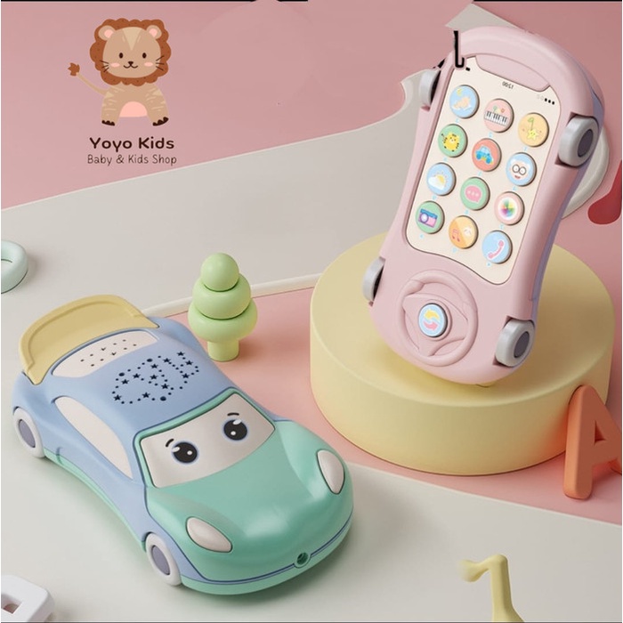 Jual Mainan Edukasi Anak Bayi Musikal Telepon Handphone Perempuan Laki ...
