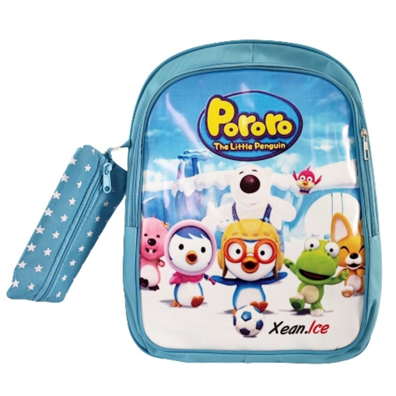 Jual viral BOPIN Official Tas Sekolah Anak Perempuan Warna Biru Langit ...