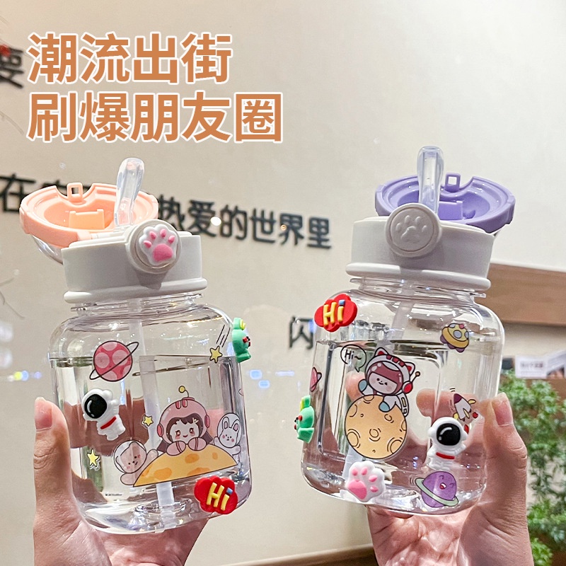 Jual AmeeraOfficialStore Botol Minum Plastik Anak Imut Kecil Happy Baby ...