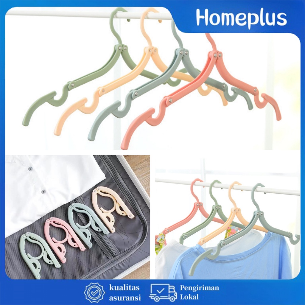 Jual HomePlus Portable Folding Travel Hanger Multifungsi Gantungan ...