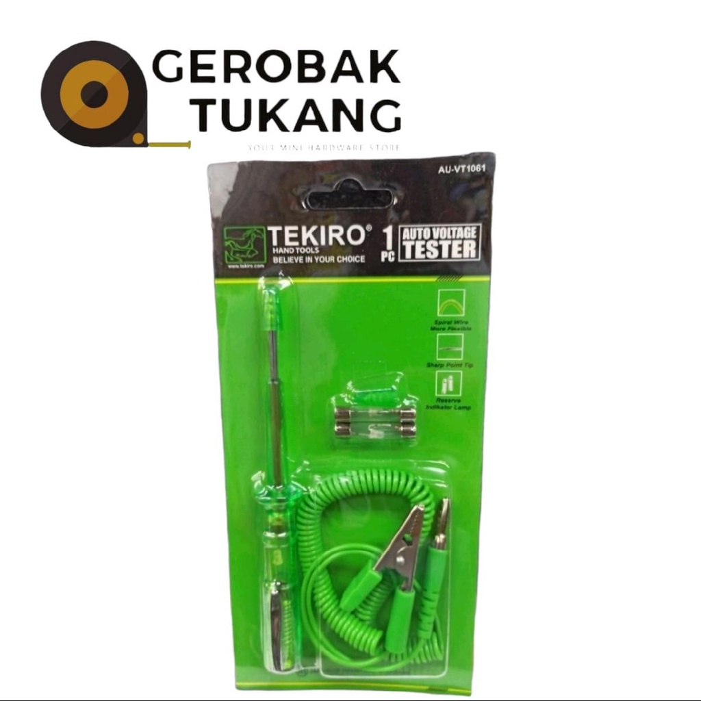 Jual Tekiro tespen DC tespen kabel auto voltage tester tekiro | Shopee ...