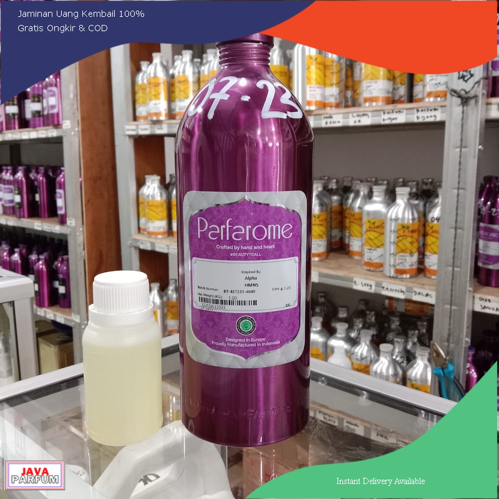 Jual PARFUM ALPHA BY PARFAROME DELUK SEARAH AROMA HMNS ALPHA RIPACK 100 ...