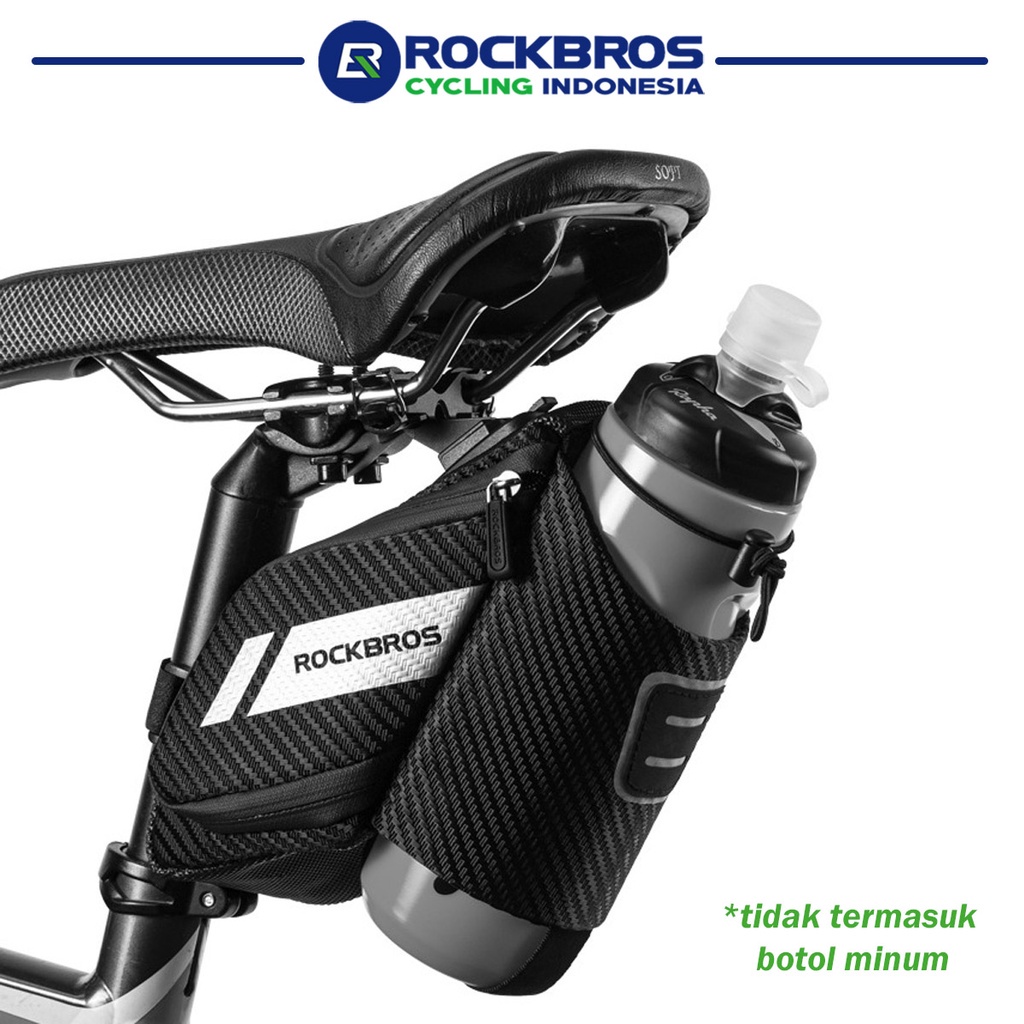 Jual ROCKBROS C32 Tas Sadel Sepeda dan Tempat Botol Minum Bike Saddle ...