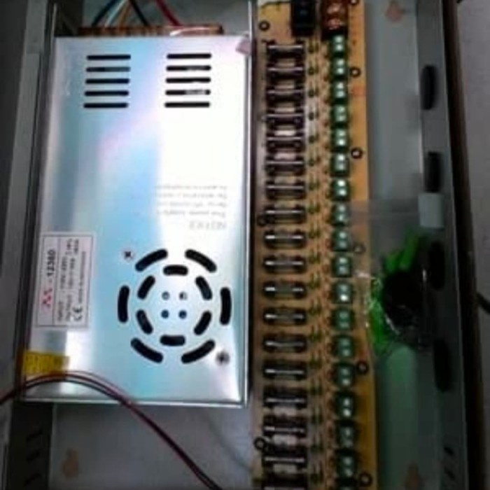Jual Power Supply / Adaptor box 12V 30A (fan) | Shopee Indonesia