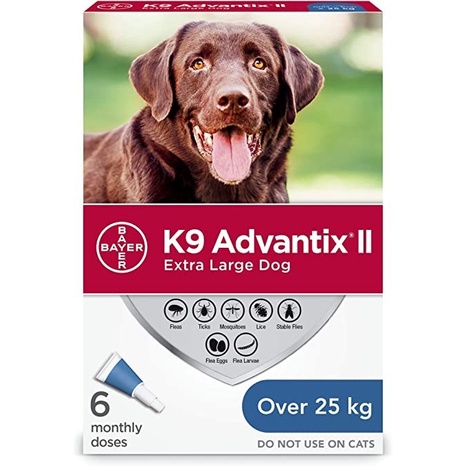 Jual Hills Bayer Advantix For Dog (XL over 25kg) 1 Box - obat kutu ...