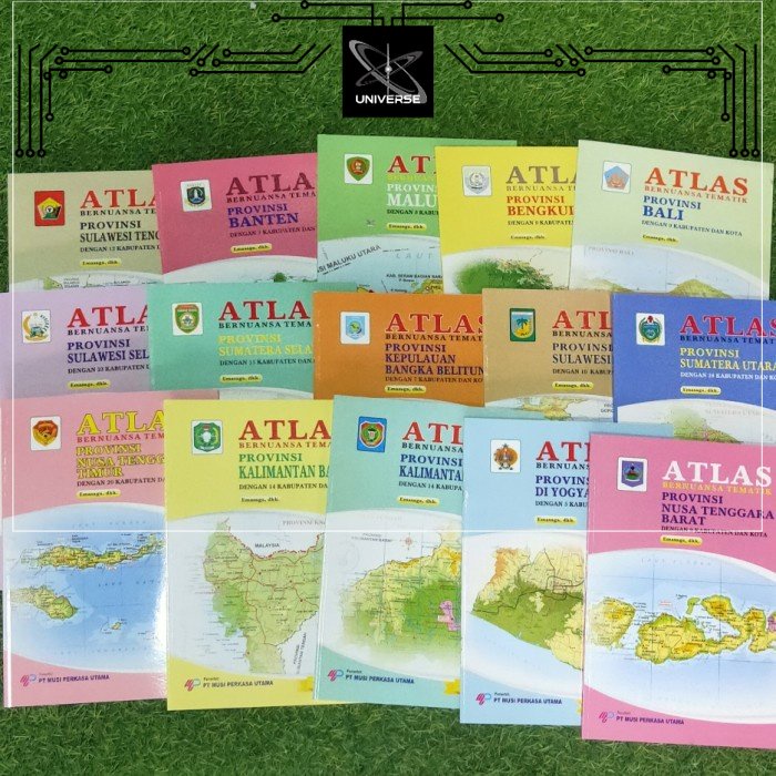 Jual Atlas Bernuansa Tematik (1 Set) Original | Shopee Indonesia