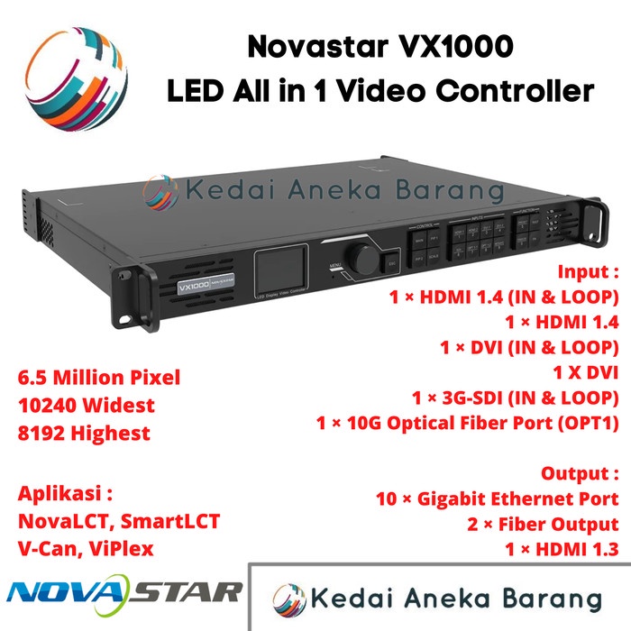 Jual Novastar VX1000 LED Video Processor Videotron Controller Sending ...