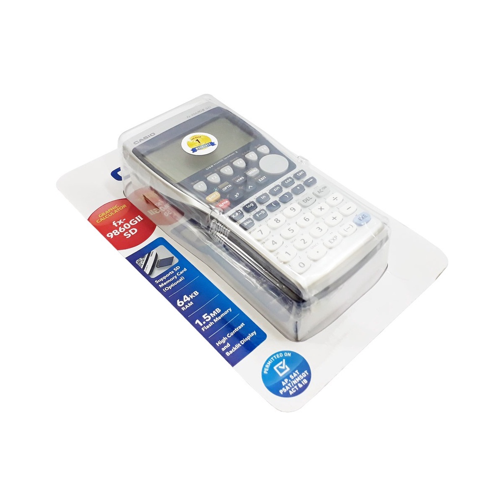 Jual Kalkulator Casio FX-9860 GII SD Scientific Calculator FX-9860GII ...